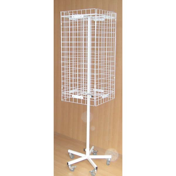 Height Adjustable Floor Revolving Wire Mesh Stand (PHY265) - Buy Wire ...