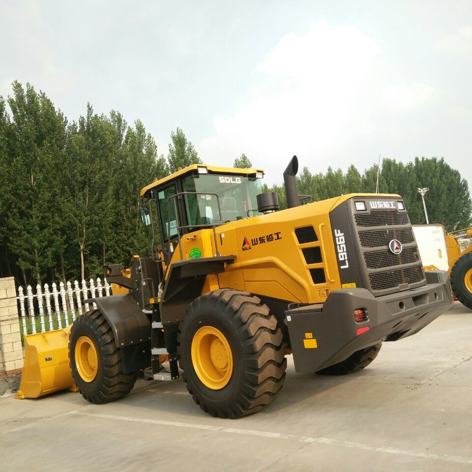 Shandong Lingong 5t Wheel Loader LG956L for Mining, Rock or Coal from ...