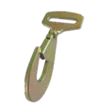 BS 5000KG/11000LBS 2 inch Flat Container Hook Black, 2" Forged Steel ...
