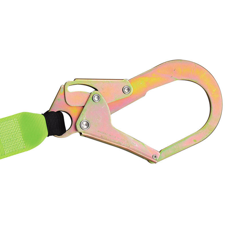 ANSI Z359. 13 Certified 1 Hook Safety Harness Energy Absorber Lanyard ...