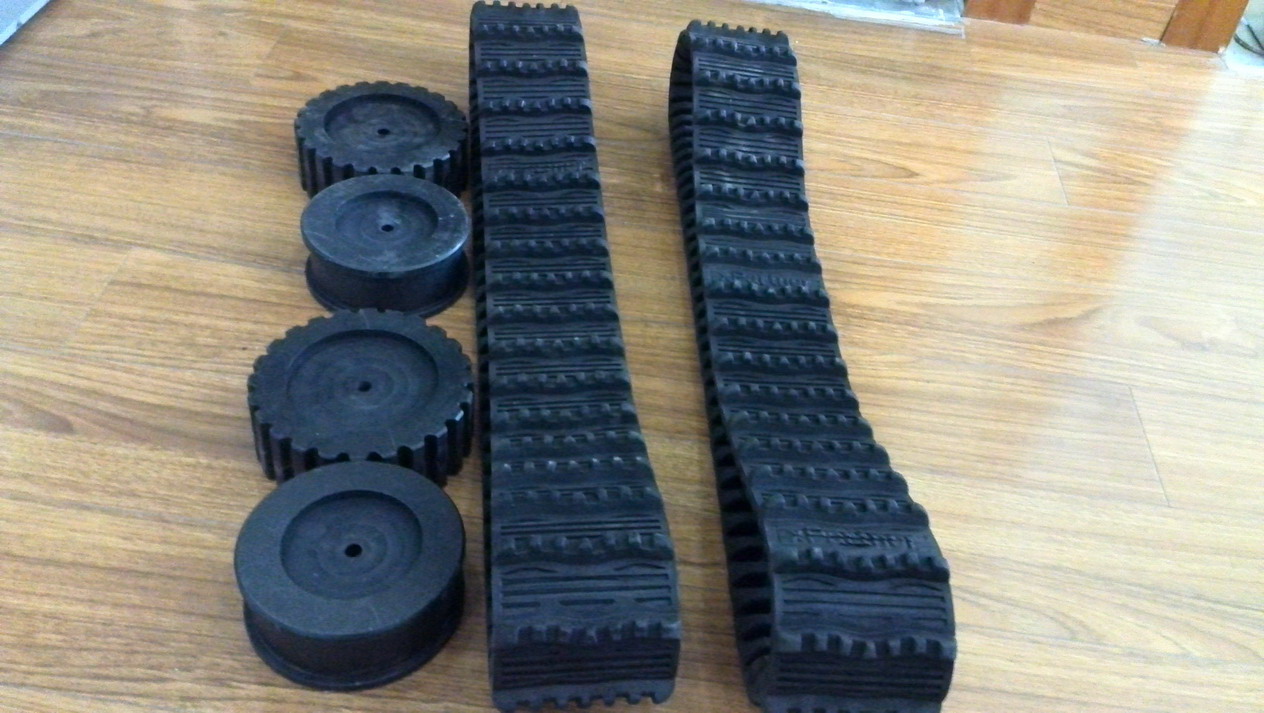 Small Rubber Track(100x20x76) - Buy Rubber Track, robot Rubber Track ...