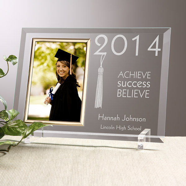The Graduate Personalized Glass Photo Frame for Memento Display