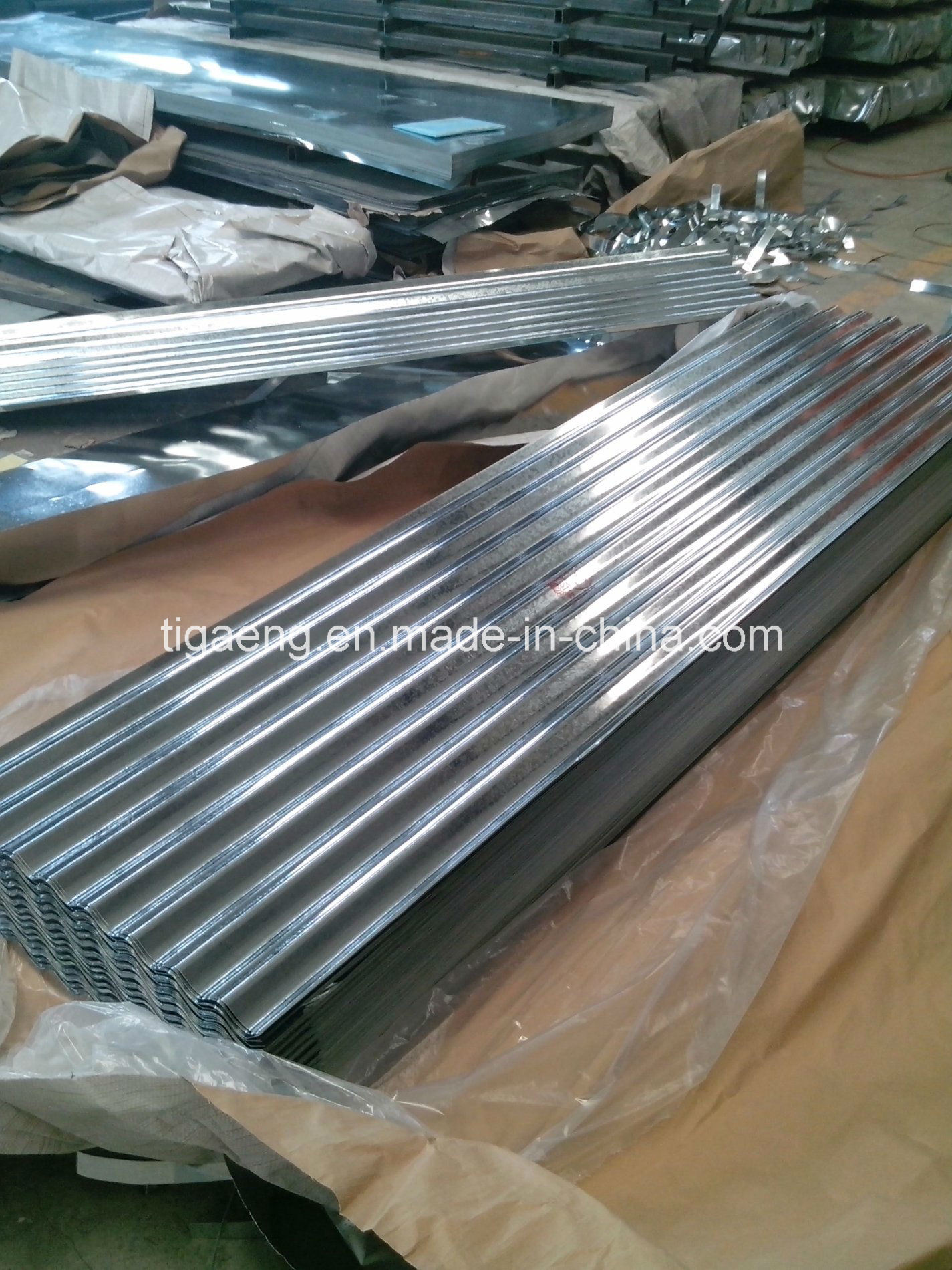 SGCC Spangle Galvanized Corrugated Metal Roofing Sheet Price Per Sheet