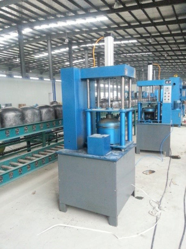 LPG Cylinder Production Upper Shell Trimming Cutting Machine