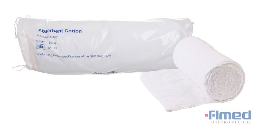 Medical Cotton Wool Roll Non-Sterile 500g BP from China manufacturer ...