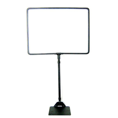 Shovel Base Retail Sign Frame Adjustable Height Black 14"W X11"H - Buy ...