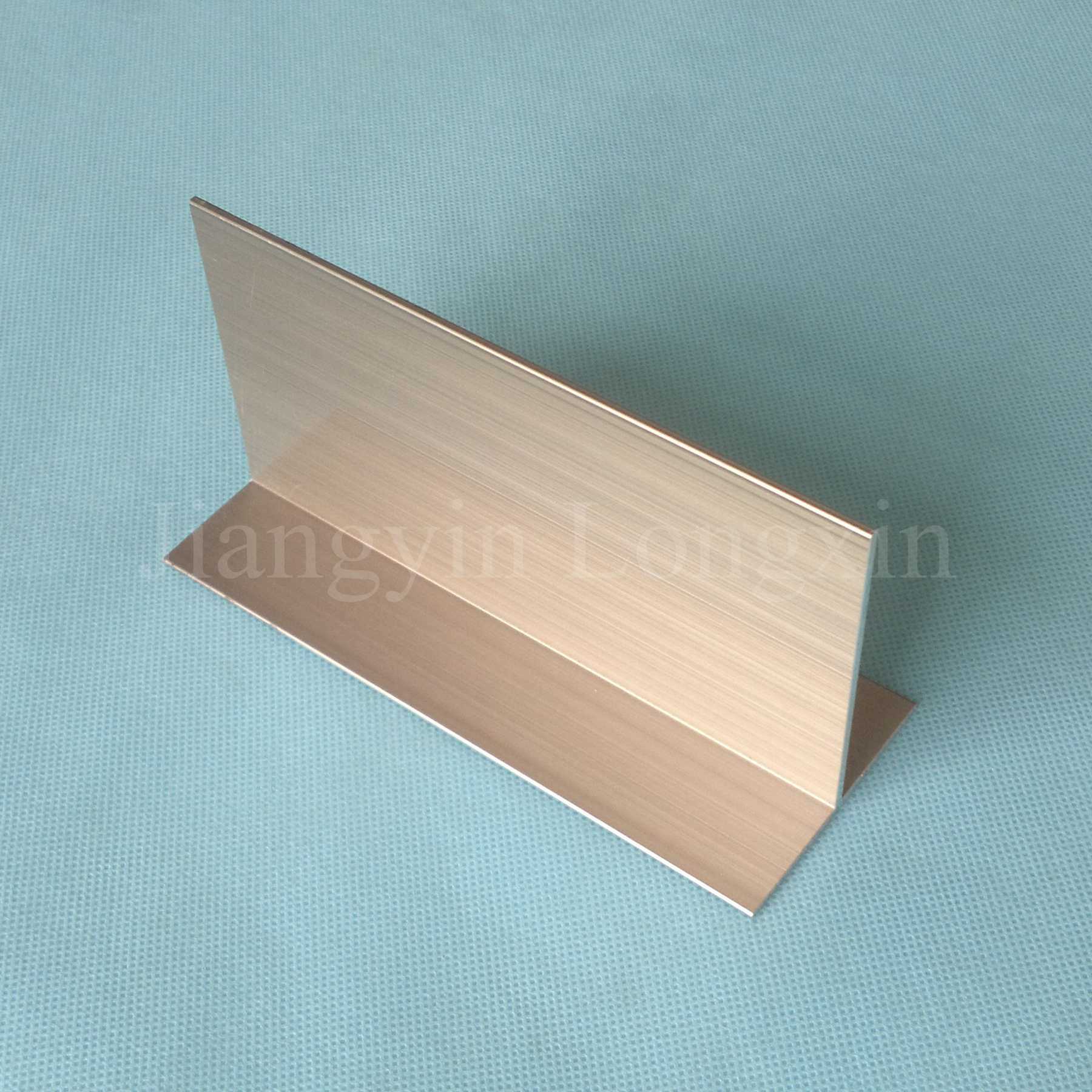 Champagne Anodized T Shape Aluminium Profile, from China manufacturer ...