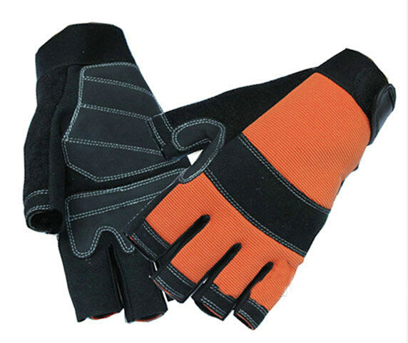 China Fingerless Auto Mechanic Gloves Synthetic Leather, Auto Mechanic ...