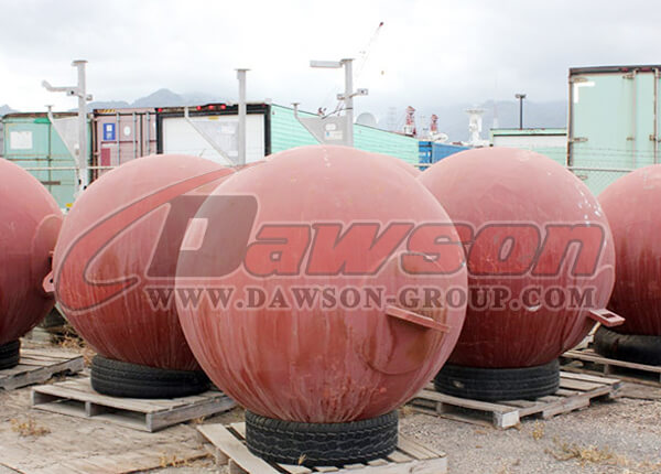 Mooring Spherical Steel Buoy, Marine Steel Floating Sphere Sharp Boat ...