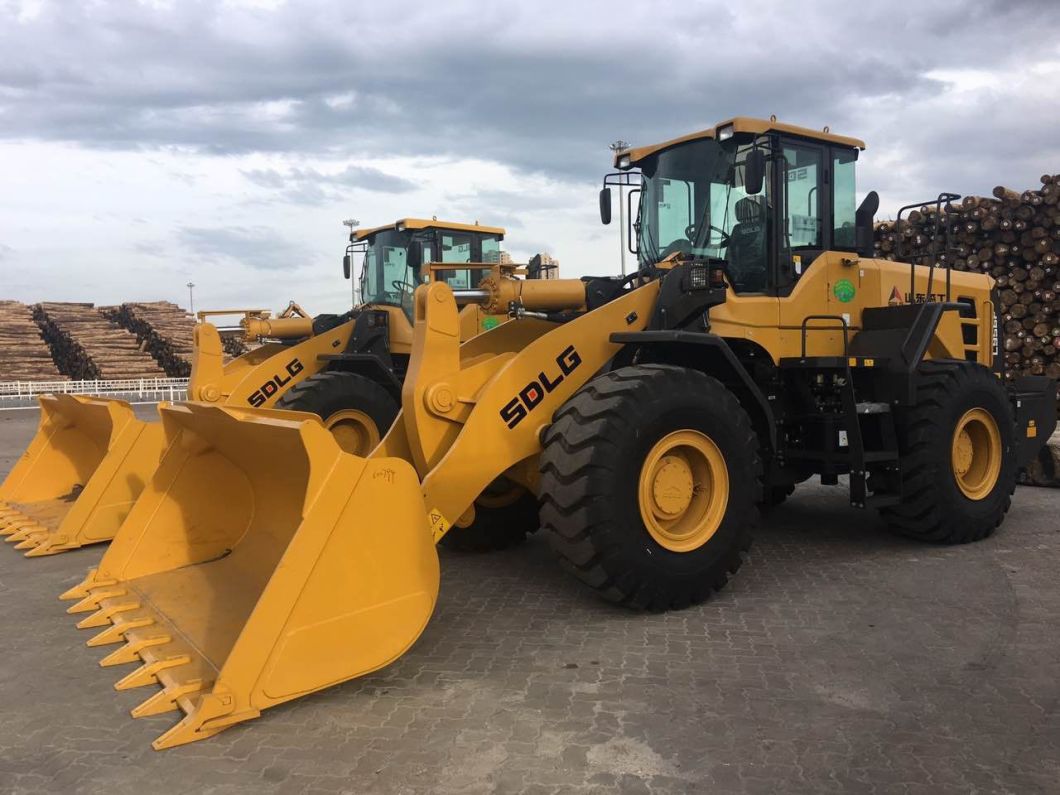 Shandong Lingong 5t Wheel Loader LG956L for Mining, Rock or Coal from ...