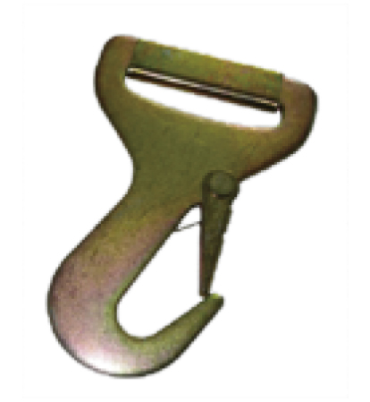 BS 350KG/770LBS 1 inch Zinc Plated Metal Flat Hook, 1" Metal Flat Hooks ...