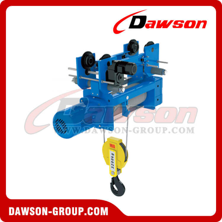 Standard Headroom Trolley Hoist (2/1 Rope Reeving), electric trolley ...