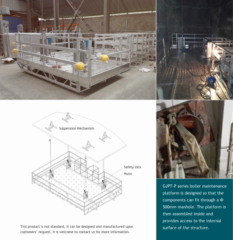 GJPT - PL series boiler maintenance platform - Buy Suspended Platform ...