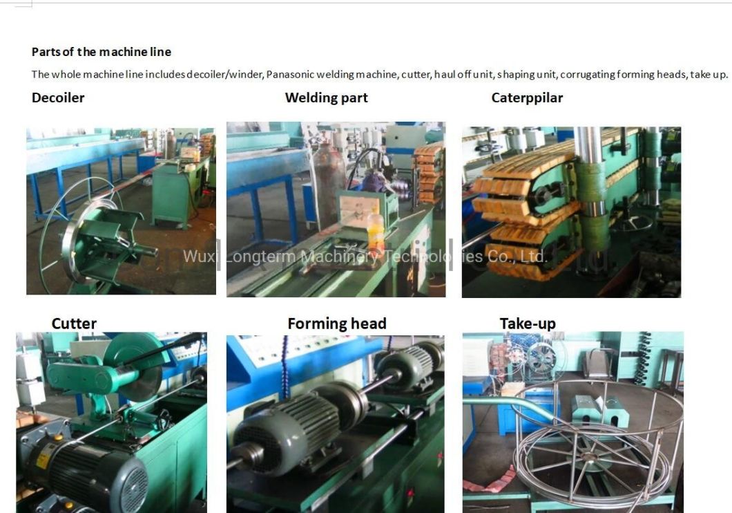 Flexible Pipe Machine Convoluted Hose Making Corrugated Metal Hose ...