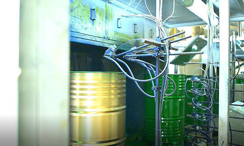 Automatic Drum Painting Machine, Outside and Inner Painting Booth ...