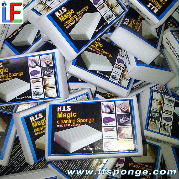 OEM Magic Sponge Compound PU hamburger eraser, Compound Melamine Magic ...