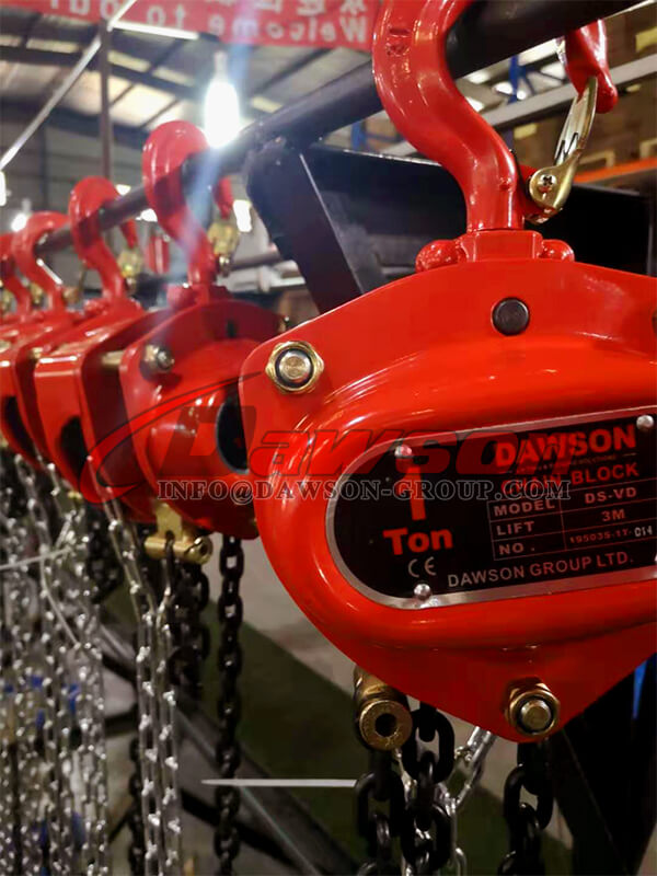 DSVDM 0.25T 0.5T Mini Chain Block, 250KG 500KG Chain Hoist for Lifting ...