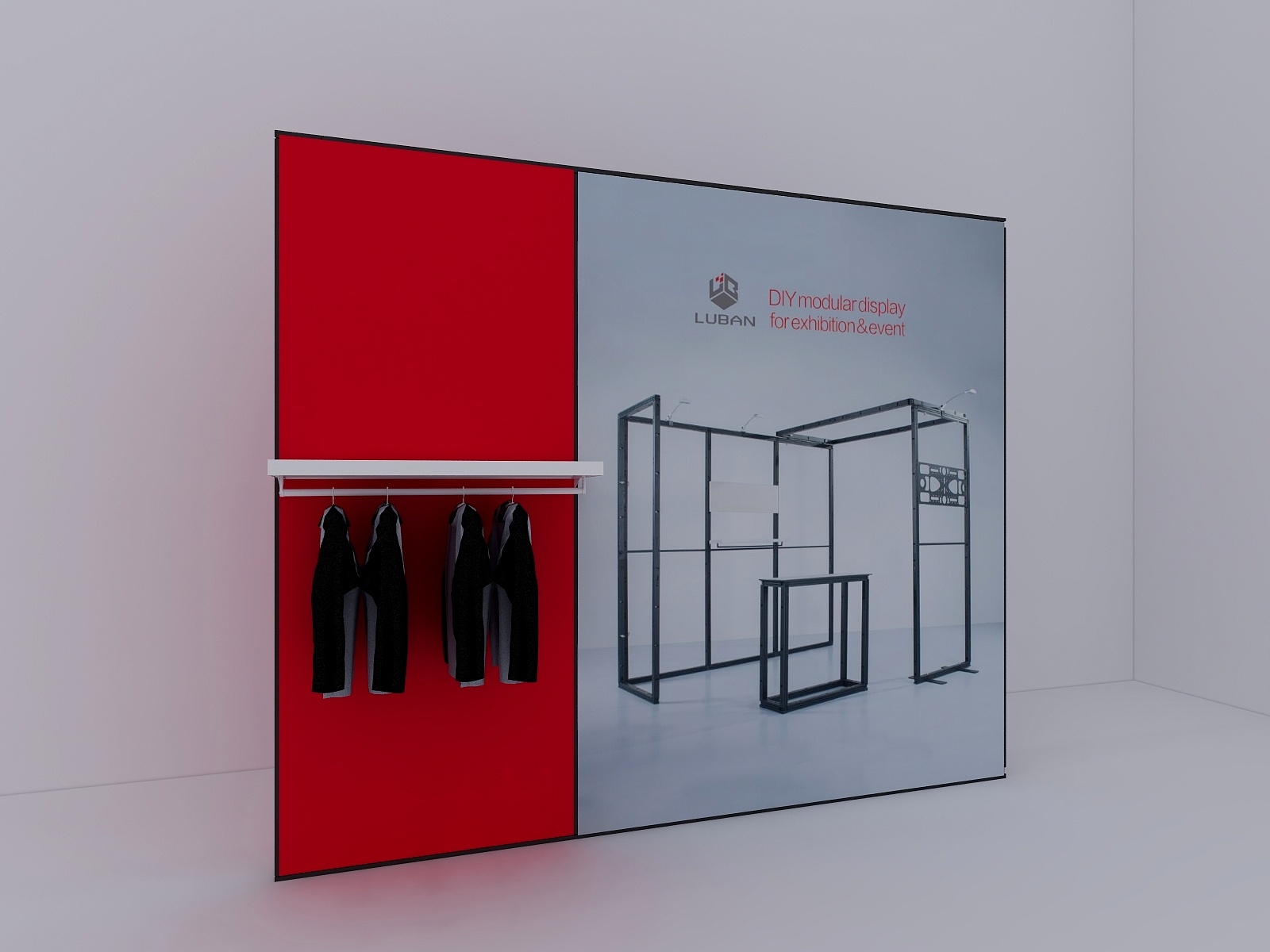 Hanging rod for shelf - Buy Product on Hangzhou Bannermate Exhibition ...