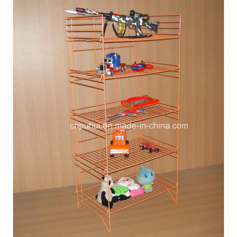 5 Tier Foldable Wire Mesh Shelf (PHY351) - Buy Wire Mesh Shelf, Wire ...