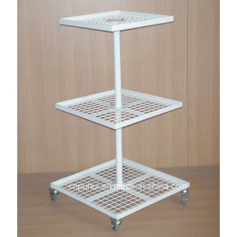 3 Tier Metal Floor Display Rack (PHY394) - Buy Floor Display Rack ...