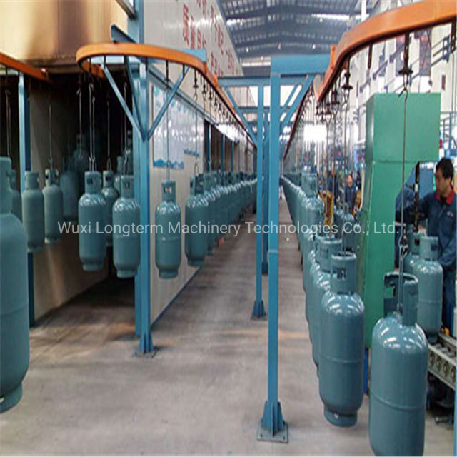 Electrostatic Spraying Painting for LPG Gas Cylinder, Customized Space ...