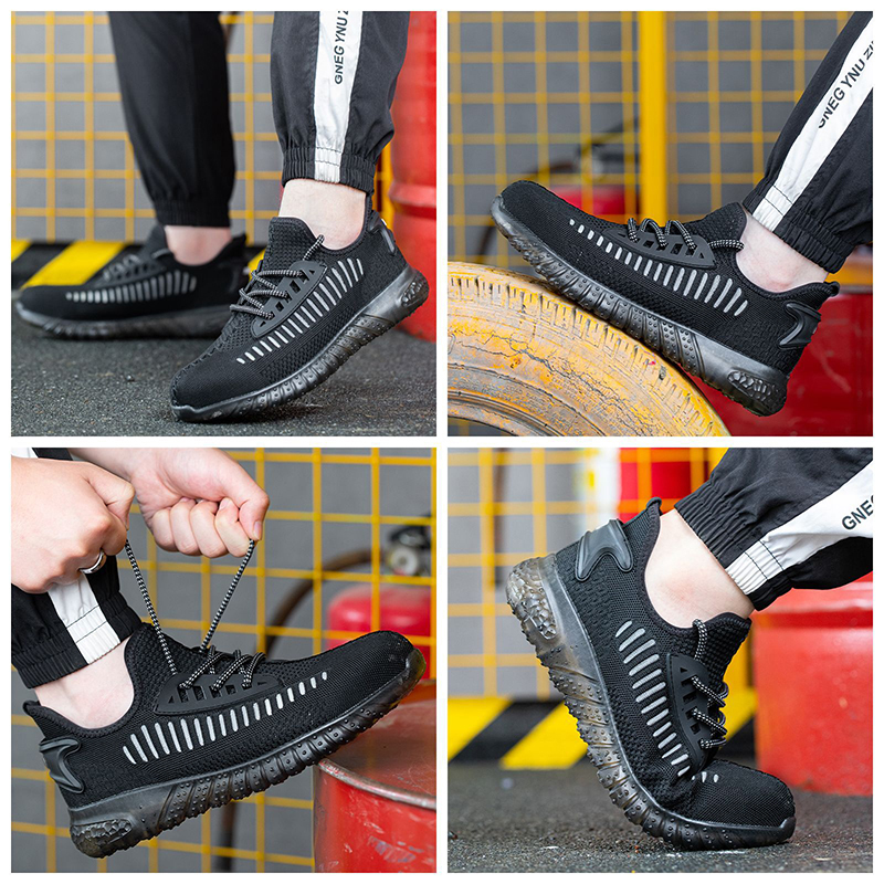 Anti Slip Light Weight Safety Sneaker Steel Toe - Buy sneaker steel toe ...