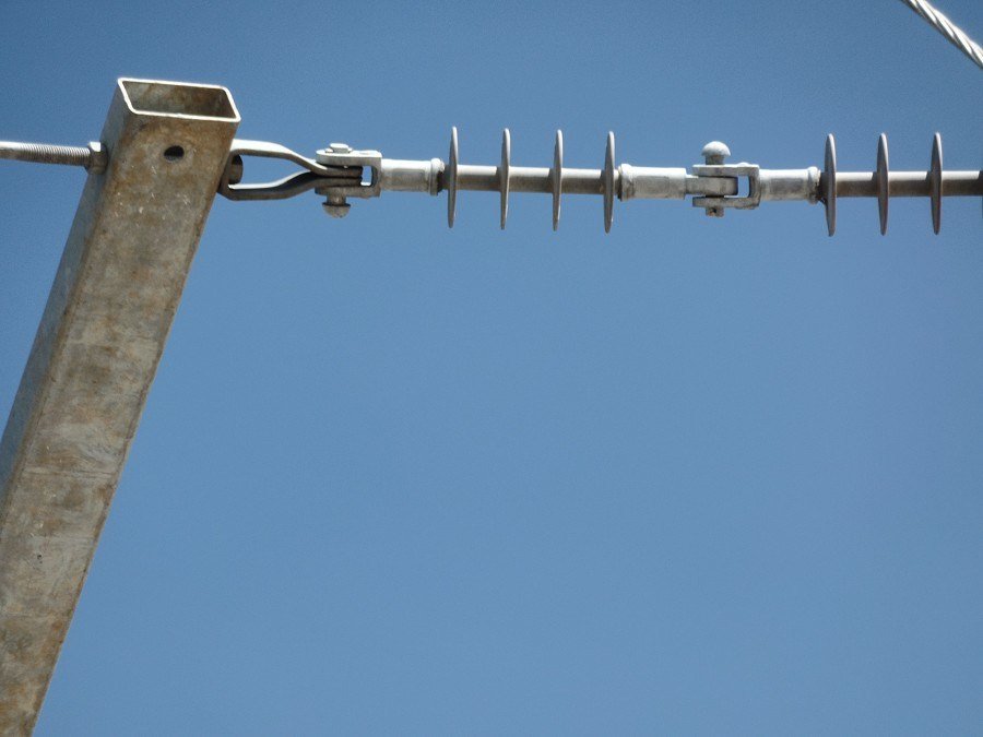 33kv Silicone Composite Pin Insulator for Mounting on Steel Cross Arms ...