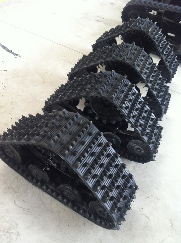 Rubber Track Conversion System - Buy rubber track kits, Snow Rubber ...