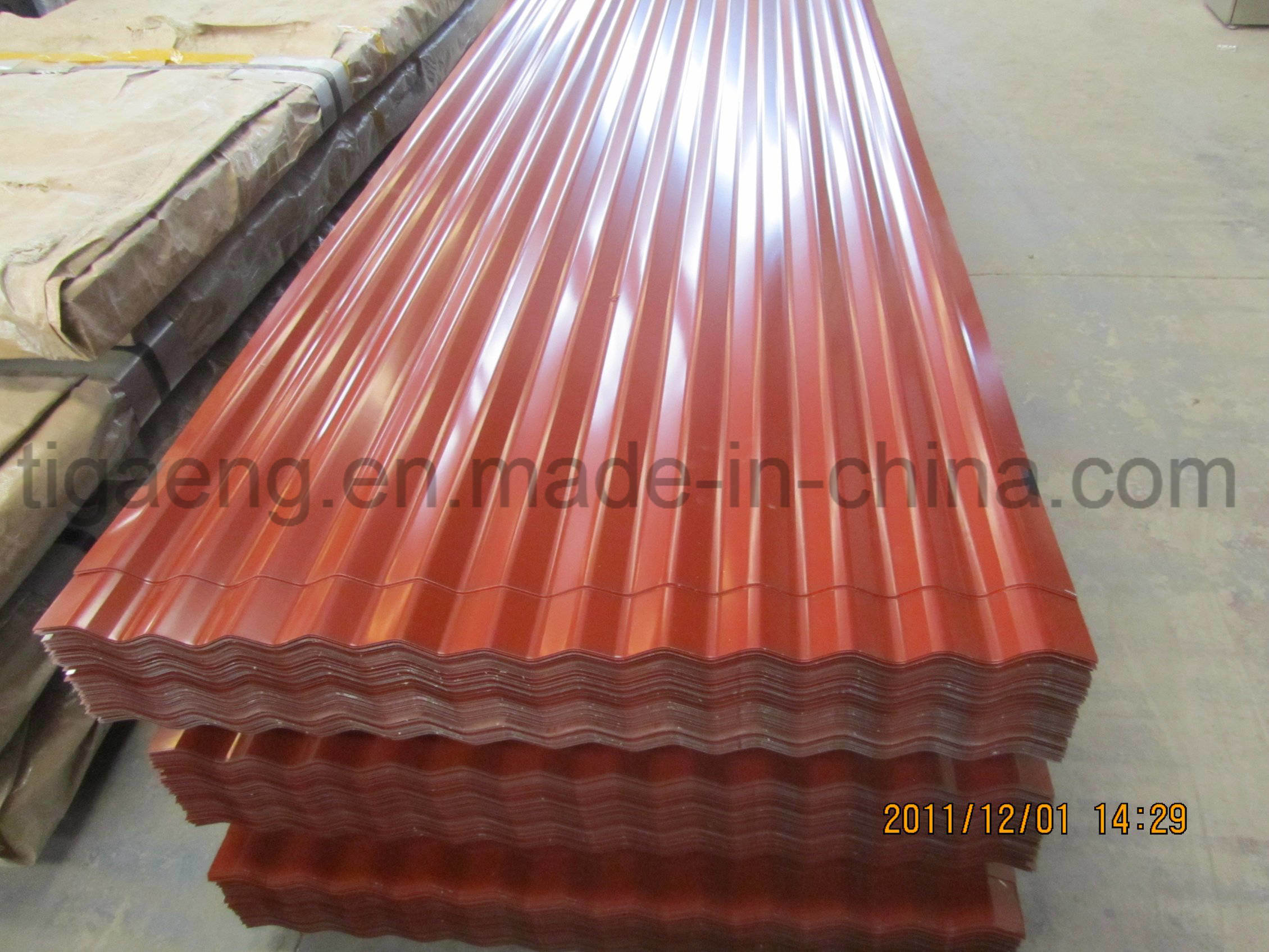Top Grade Factory Price Corrugated PPGI/PPGL Steel Roofing Panel