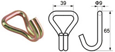 Zinc Plated Steel Swan Hook, Heavy Duty Swan Hooks, Double J Hook With ...