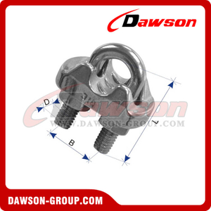 Stainless Steel Egg Shaped Wire Roep Clip, Oval Wire Rope Clip - Dawson ...