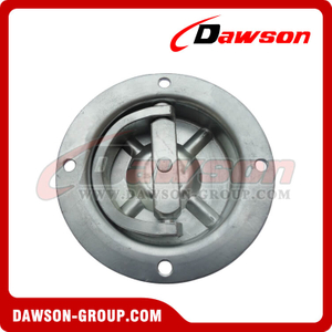 BS 4000kgs/8800lbs Recessed Mounting Rope Ring, Black Painted Recessed ...