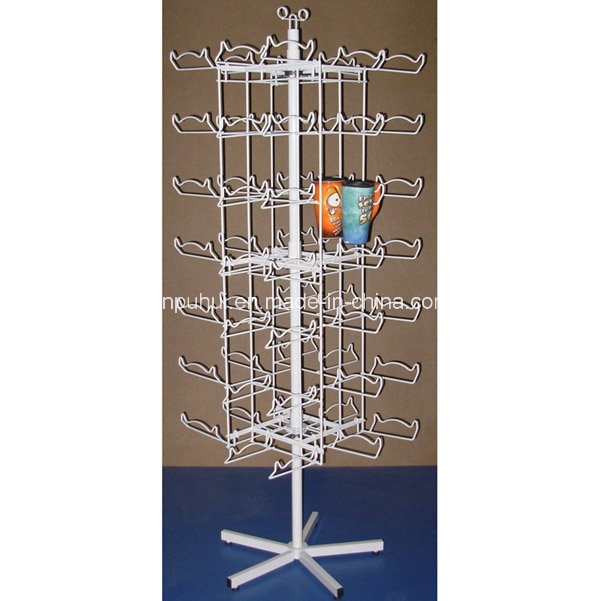 Floor Standing Metal Mug Display Rack (pH15-033) - Buy Mug Display Rack ...