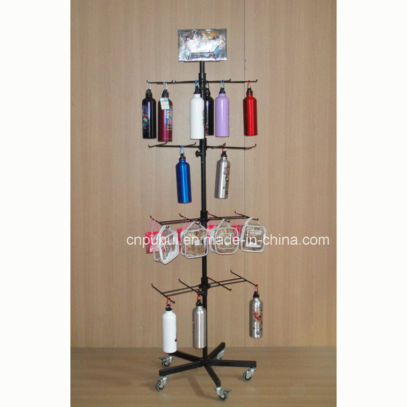 Floor Standing Metal Hook Rotating Stand (PHY260) - Buy Rotating Stand ...