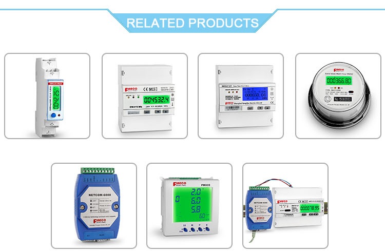 EM418 CT MID approved Single Phase multi-function meters multi-rate ...