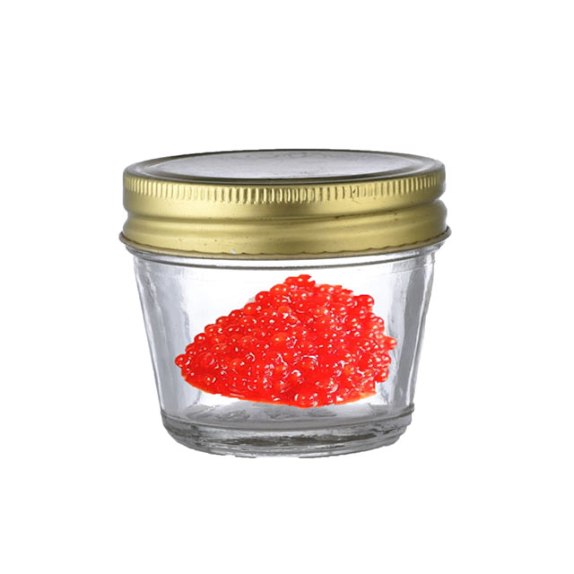 Caviar Jar- Buy high quality glass caviar sealing jar with metal cap ...