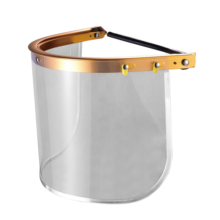 Abs & Aluminum Material Transparent Safety Face Shield - Buy ABS face ...