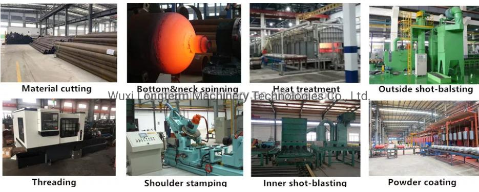 CNG Gas Cylinder Powder Coating Line, Seamless Steel Cylinder Spray ...