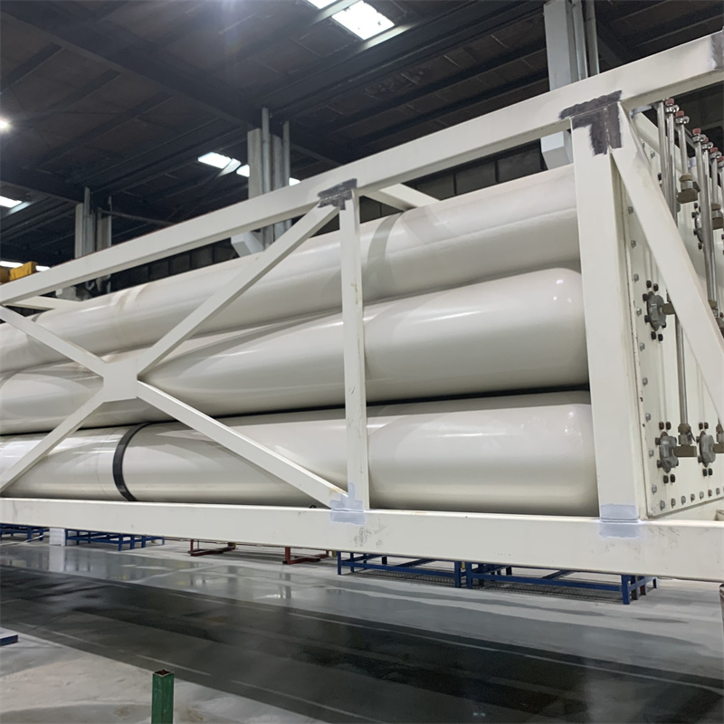 Compressed Natural Gas CNG Tube Trailer /CNG Cascade Cylinder Skid ...