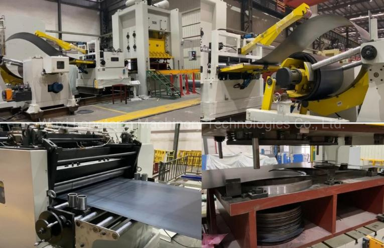 Carbon Steel Coils Decoiler Straightening Blanking Machine for LPG ...
