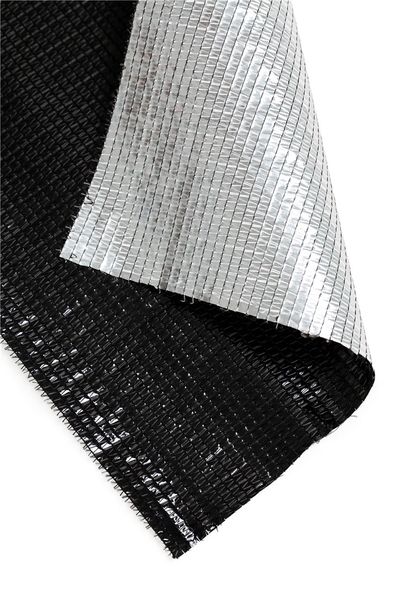 Black Reflective Aluminum Shade Net With Strong Binding