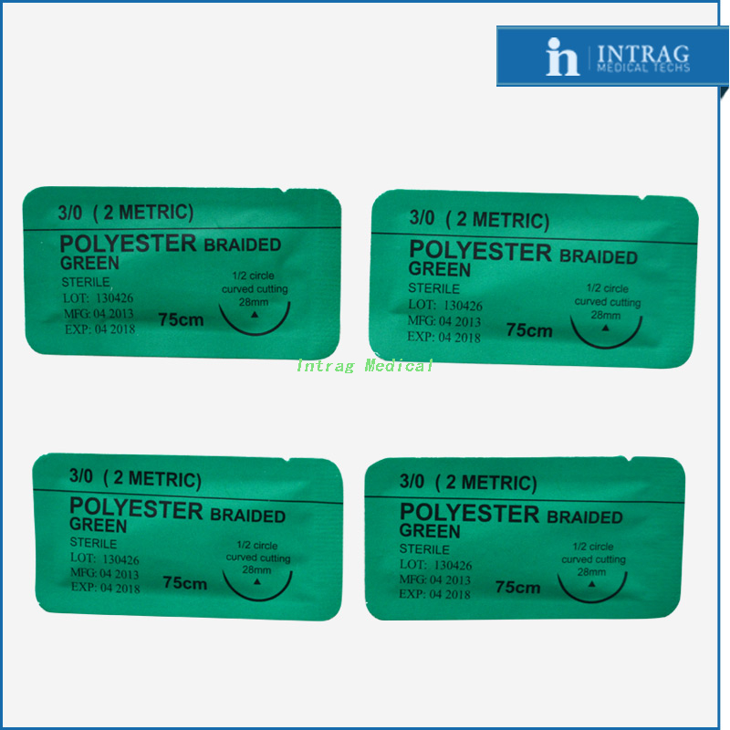 Polyester (Braided) Suture - Buy Product on Shanghai Intrag Medical ...