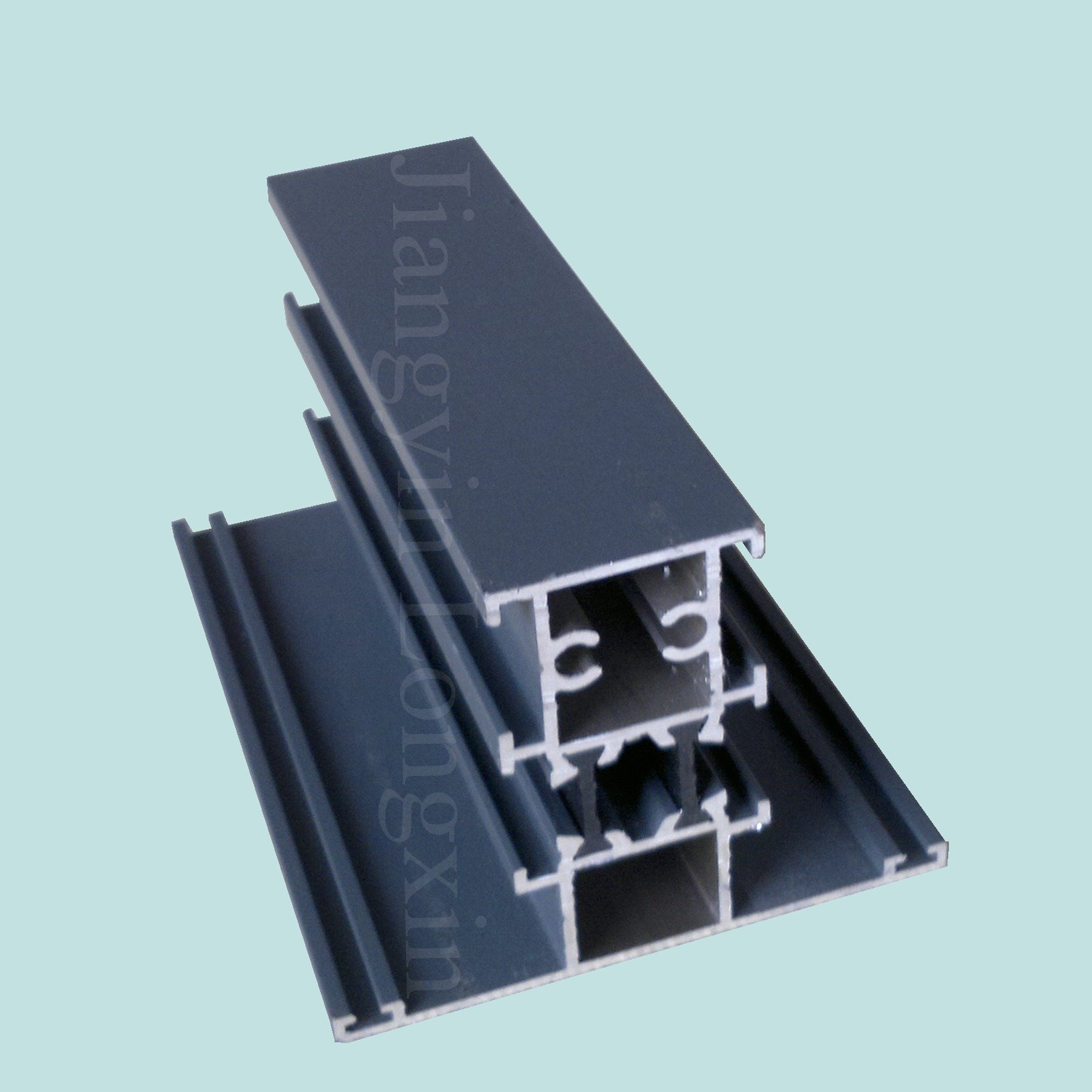 Grey Powder Coated Aluminum Frame for Casement Windows, Thremal Break ...