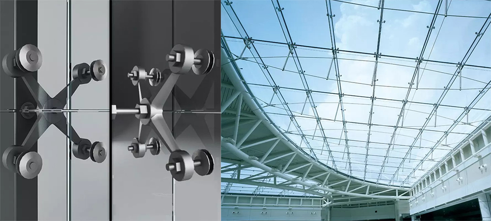 Spider Clamp for Curtain Wall - Buy Investment Casting, Glass Wall ...