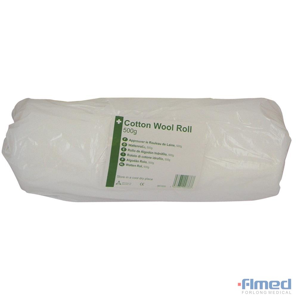 Medical Cotton Wool Roll Non-Sterile 500g BP from China manufacturer ...