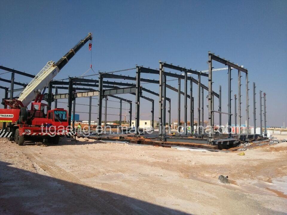 Light Steel Construction Long Span Steel Structure Go Down Warehouse