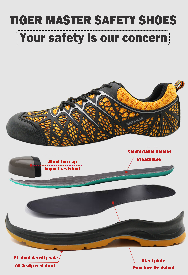 2021 new design Indestructible sport safety shoes to prevent the hurt ...