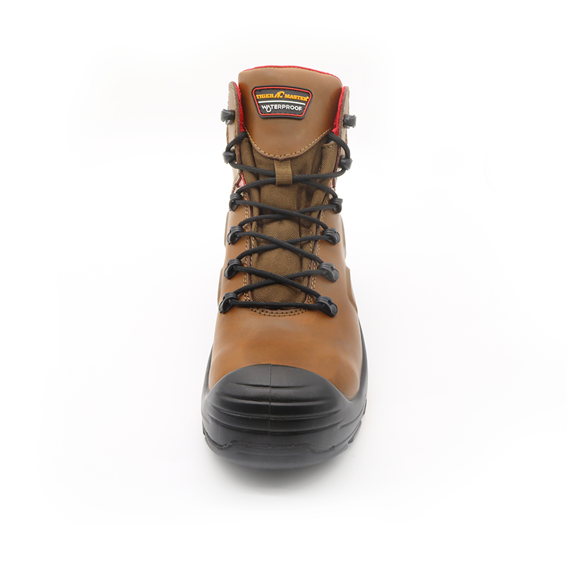 Anti Slip HRO Rubber Sole Composite Toe Waterproof Safety Shoe Boots ...