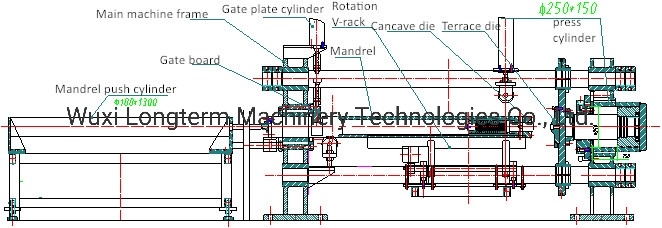 Industrial Cylinder / CNG Cylinder Bottom and Neck Spinning Machine