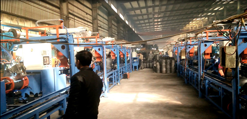 Automatic Spraying LPG Cylinder Surface Finishing Painting Machine